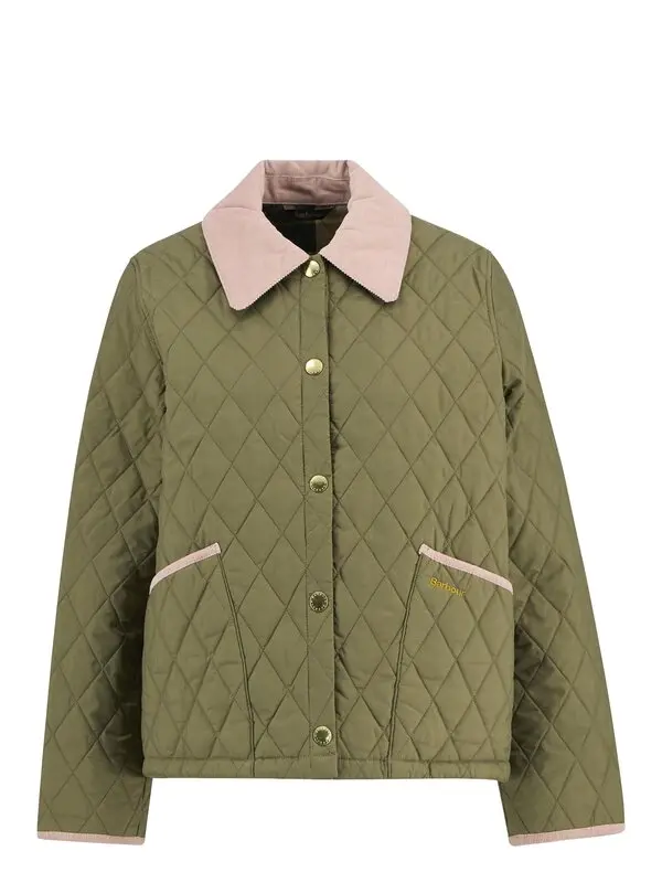 Barbour Liddesdale Cropped Icons Jacket - Green