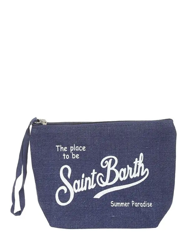 MC2 SAINT BARTH Aline Clutch Bag - Blue