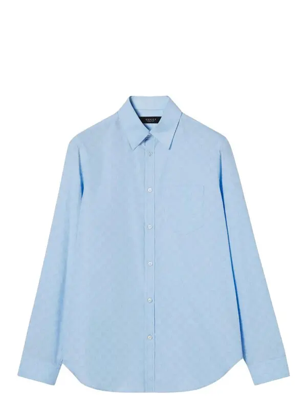 Gucci Cotton Shirt - Sky Blue