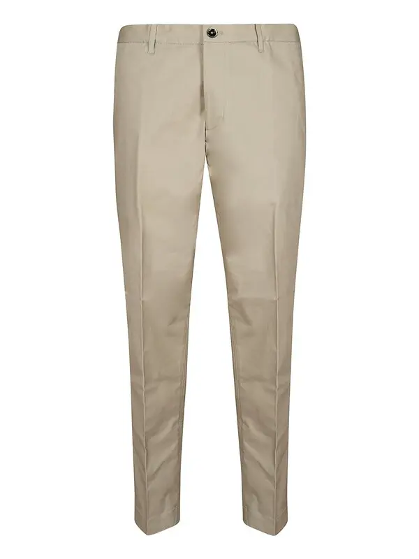 NINE:INTHE:MORNING Flat Slim Trousers - Green