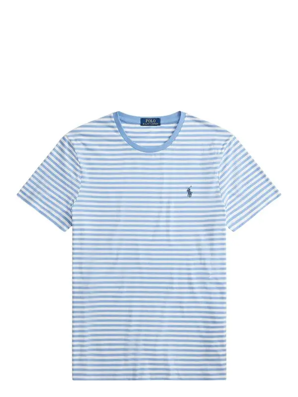 Polo Ralph Lauren Slim Fit Striped T-shirt - Sky Blue