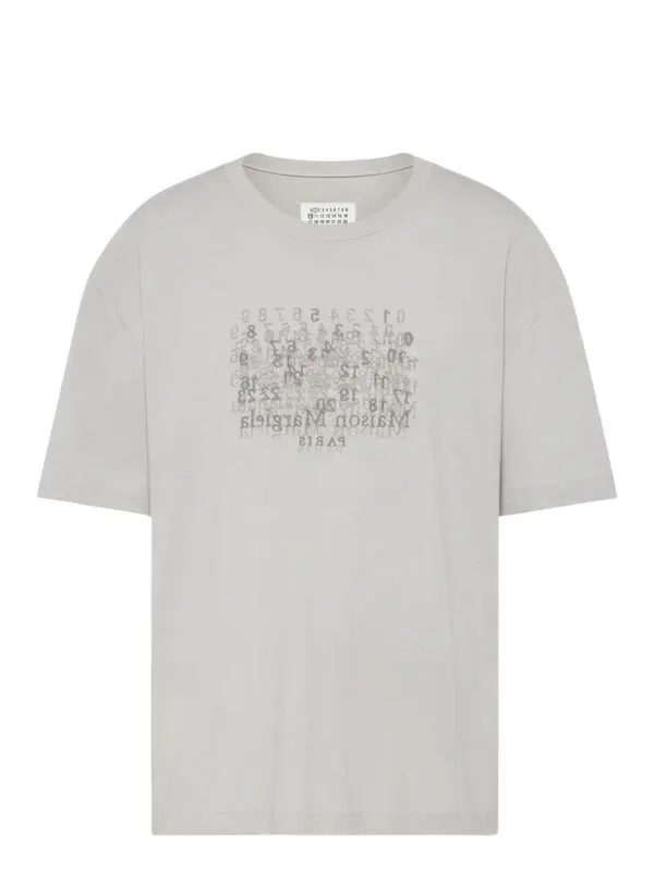 MAISON MARGIELA Numerical T-shirt - Grey