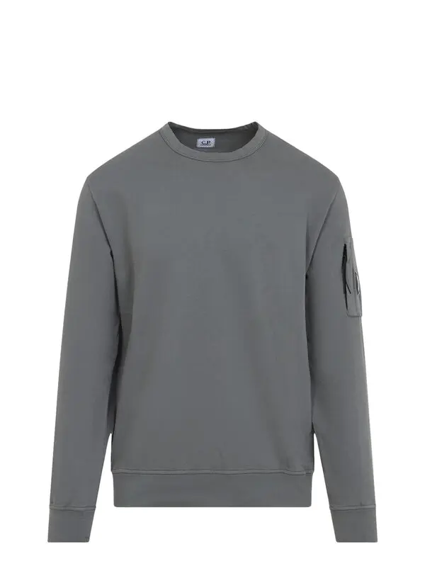 C.P. COMPANY Cotton Crewneck Sweatshirt - Grey