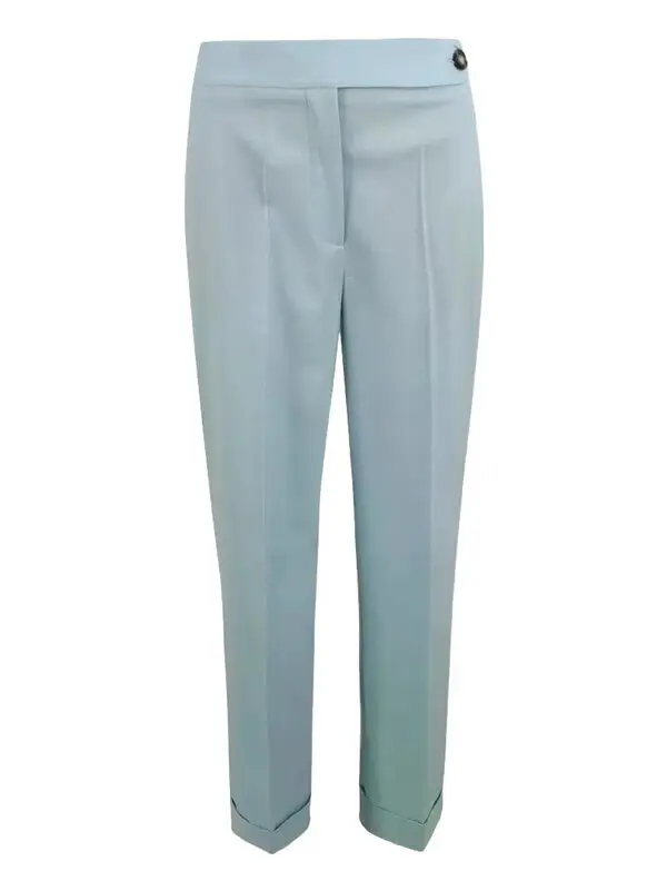 Antonio Marras Mid-rise Cuffed Trousers - Blue