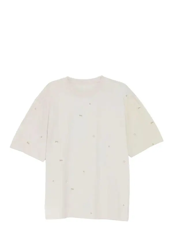 CROQUIS Geometric-print T-shirt - Neutrals