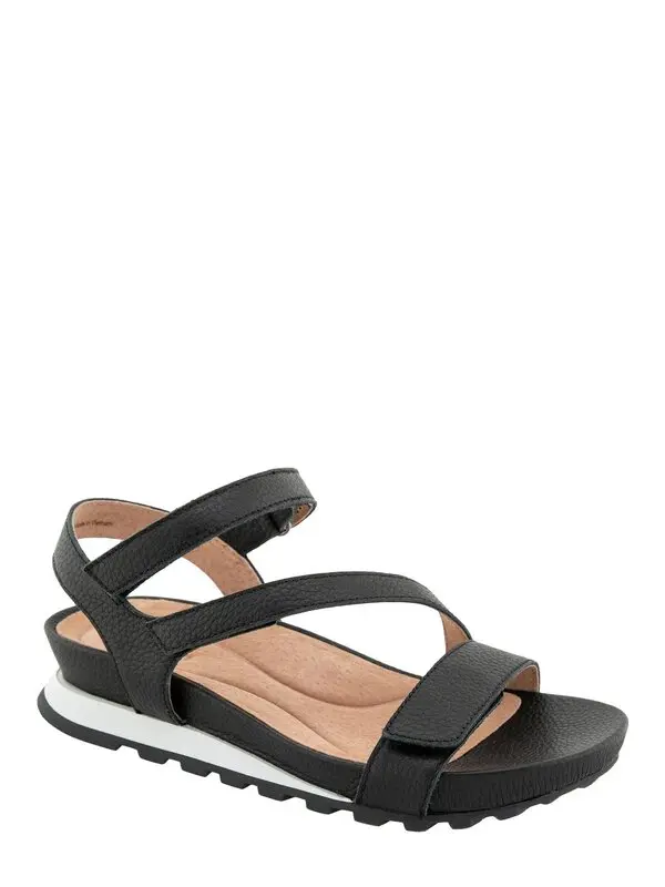 Jambu Liza Casual Wedge Sandal - Black