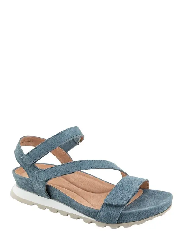Jambu Liza Casual Wedge Sandal - Denim