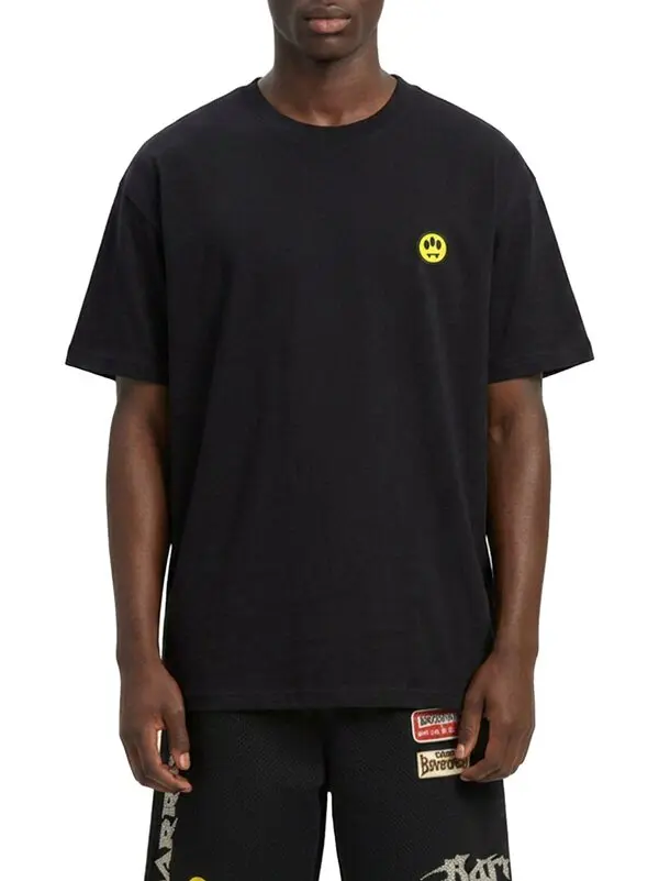 BARROW Cotton T-shirt With Logo - Black
