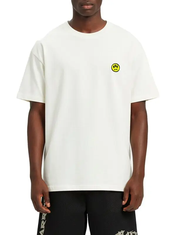 BARROW Cotton T-shirt With Logo - White