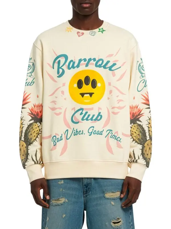 BARROW Crewneck Sweatshirt - Cream
