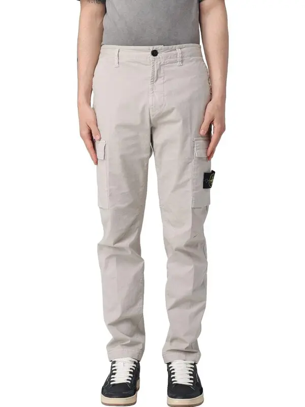 Stone Island Trousers - Pearl