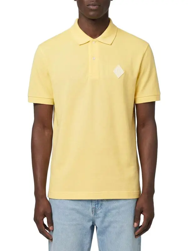 Lacoste Cotton Polo Shirt With Logo - Yellow