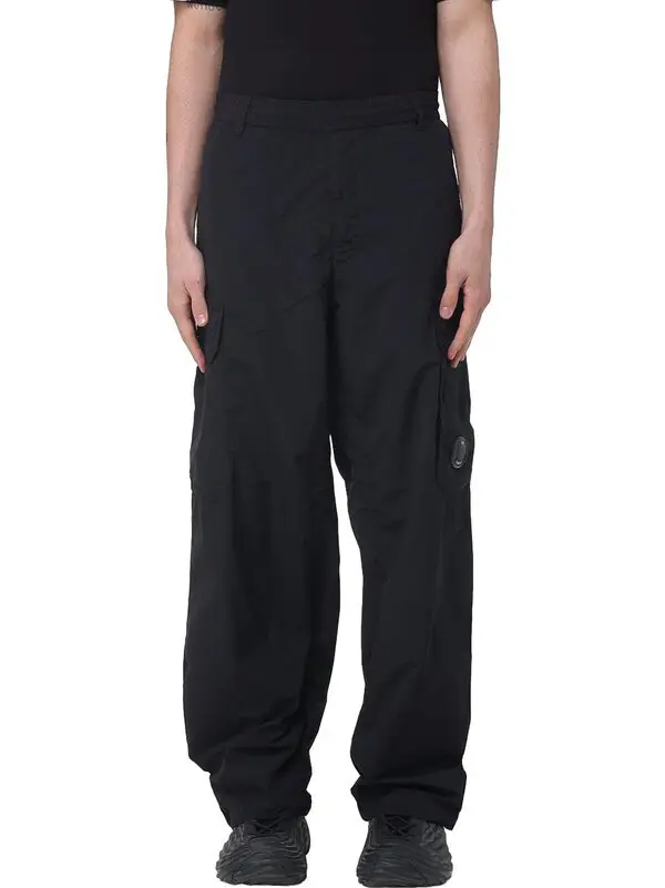 C.P. COMPANY Technical Fabric Cargo Trousers - Black
