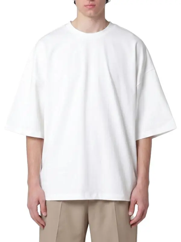 ENTIRE STUDIOS Relaxed Fit Jersey T-shirt - Milk