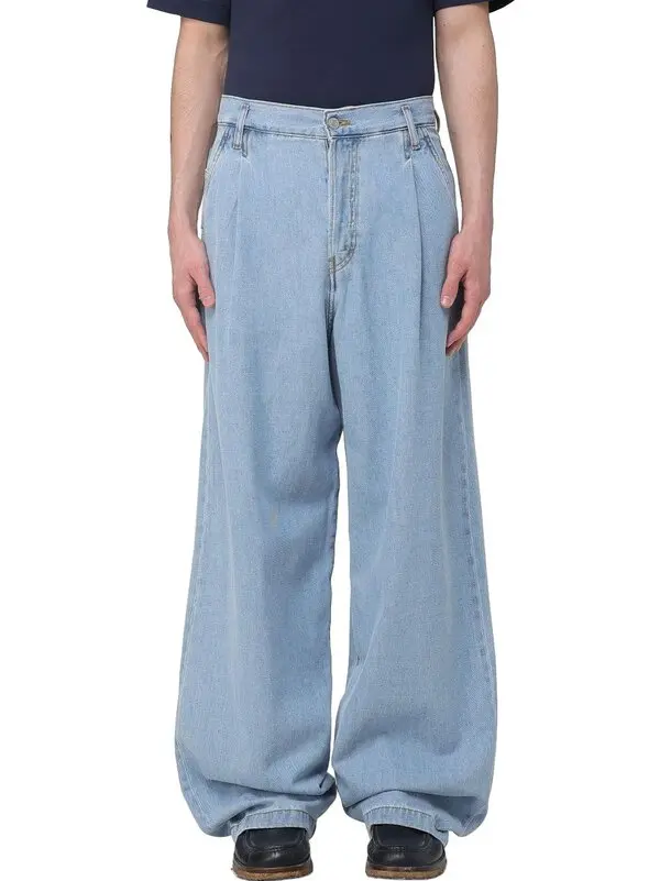 Dries Van Noten Wide Leg Jeans - Denim