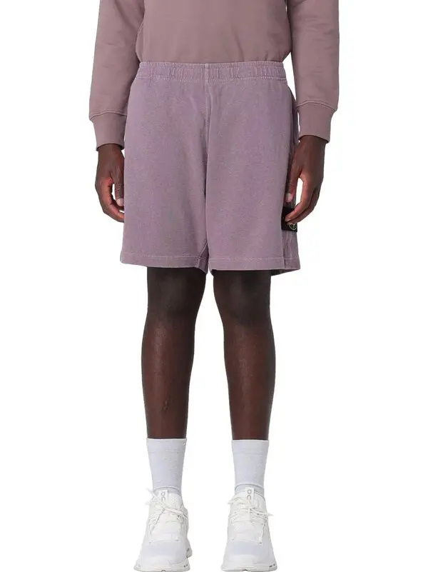 Stone Island Relaxed Fit Shorts - Violet