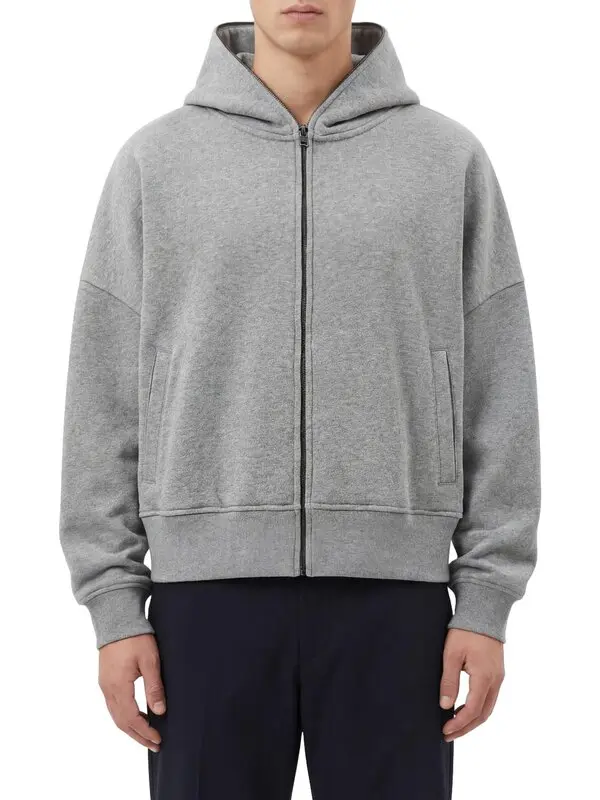 ENTIRE STUDIOS Full Zip Hoodie - Grey 1