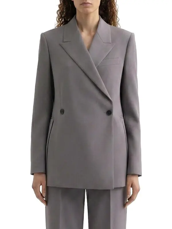 JIL SANDER Double-breasted Jacket - Grey