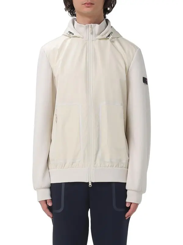 Peuterey Polyester Blend Windbreaker Jacket - Beige