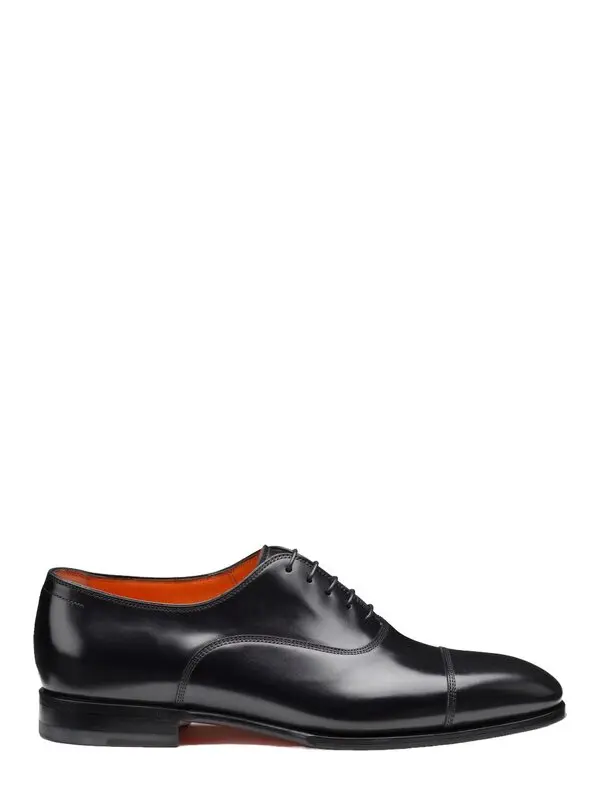 Santoni Brogue Shoes - Black