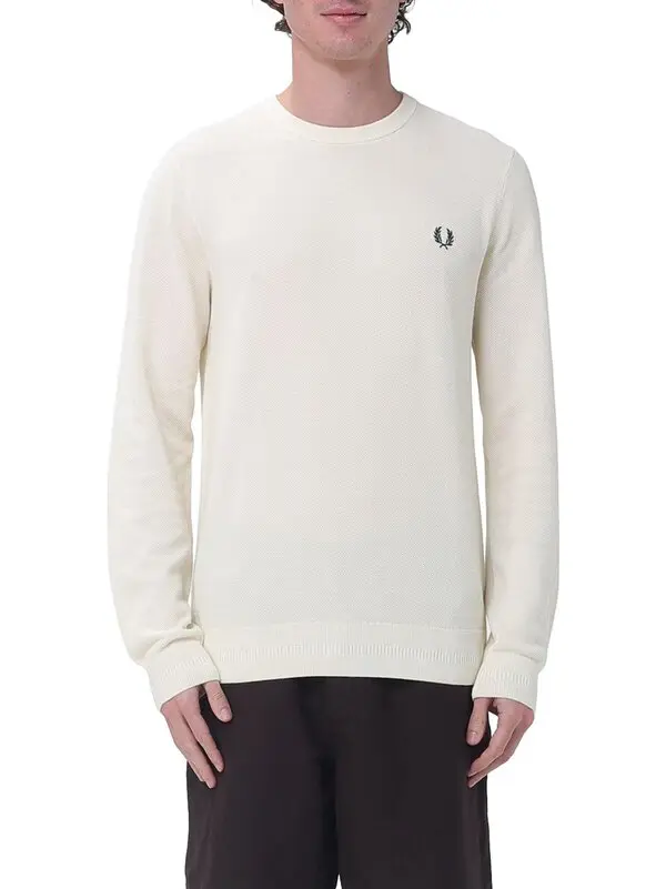 Fred Perry Sweater - White