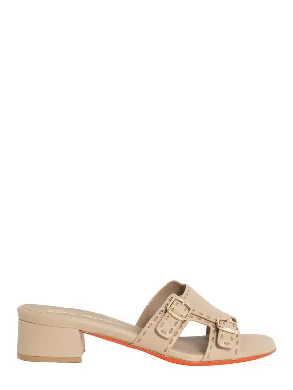 Santoni Heeled Sandals - Natural