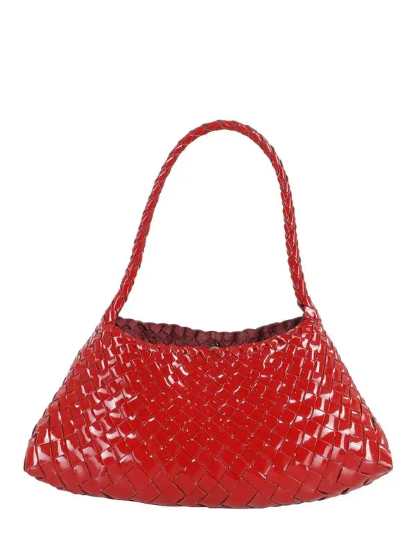 Dragon Diffusion Woven Shoulder Bag - Red