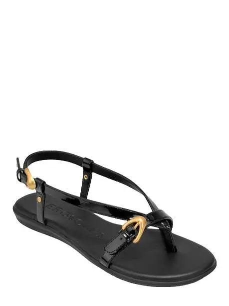 Aerosoles Iride Slingback Sandal - Black Fx Patent
