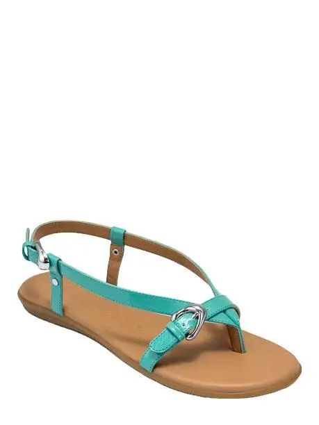 Aerosoles Iride Slingback Sandal - Ice Green Fx Crinkle Patent