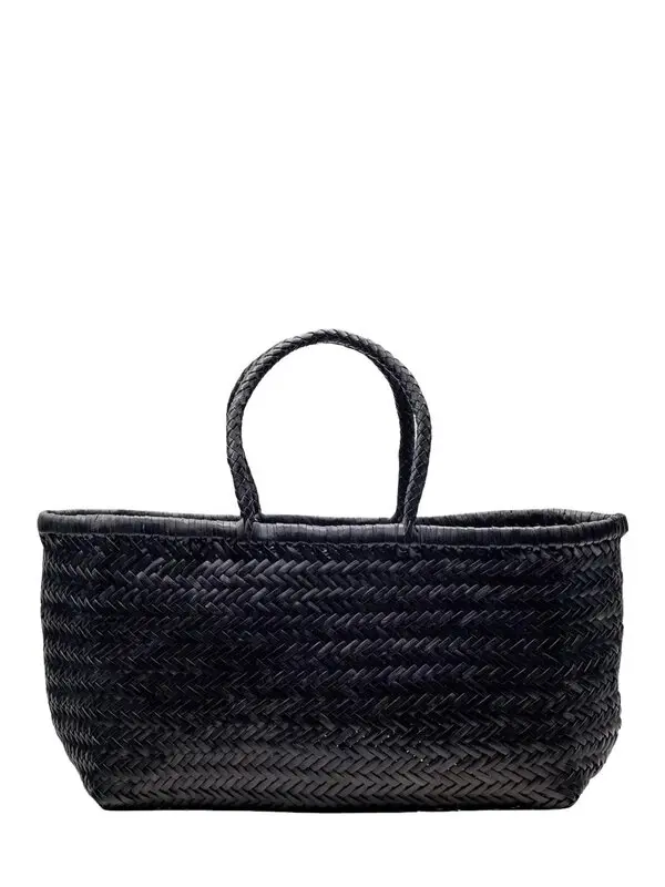 Dragon Diffusion Woven Handbag - Black