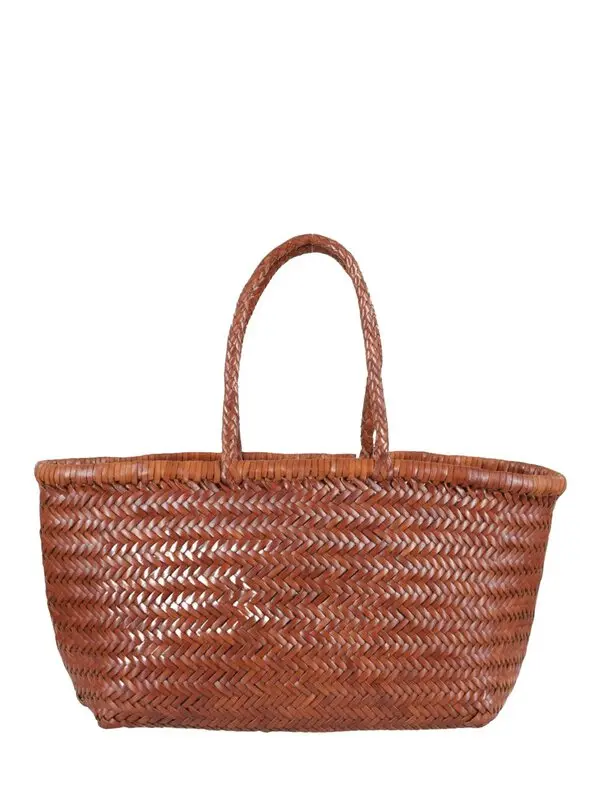 Dragon Diffusion Woven Handbag - Cocoa
