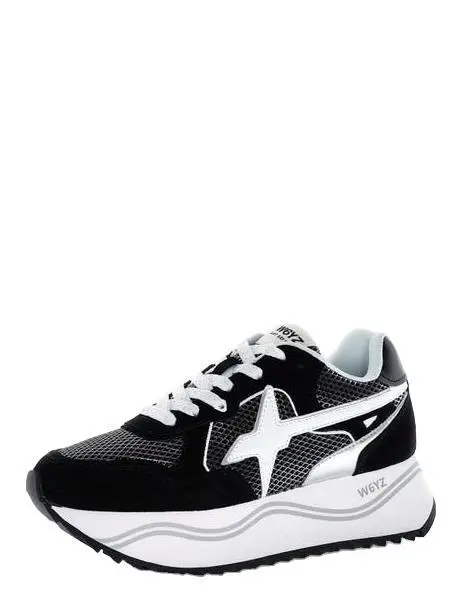 W6YZ Deva Sneaker - Black White