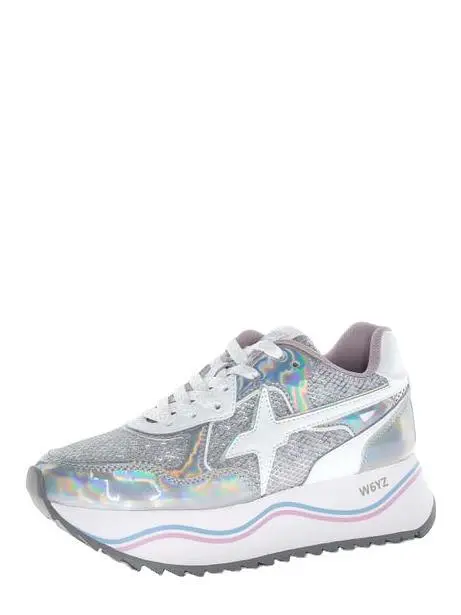 W6YZ Deva Sneaker - White Celeste