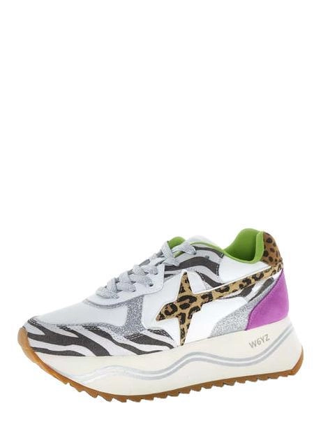 W6YZ Deva Sneaker - White/black