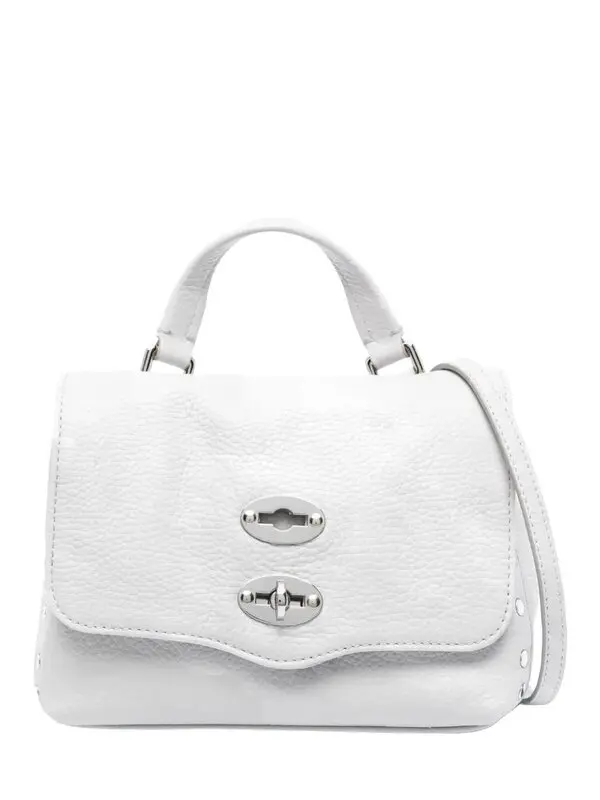 ZANELLATO Postina Grained Leather Tote - Grey