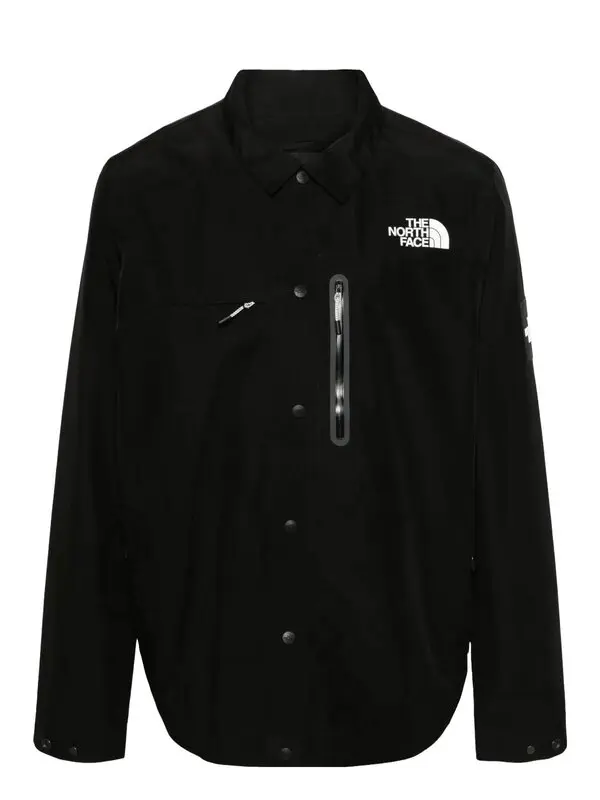 The North Face Logo-appliqué Shirt Jacket - Black
