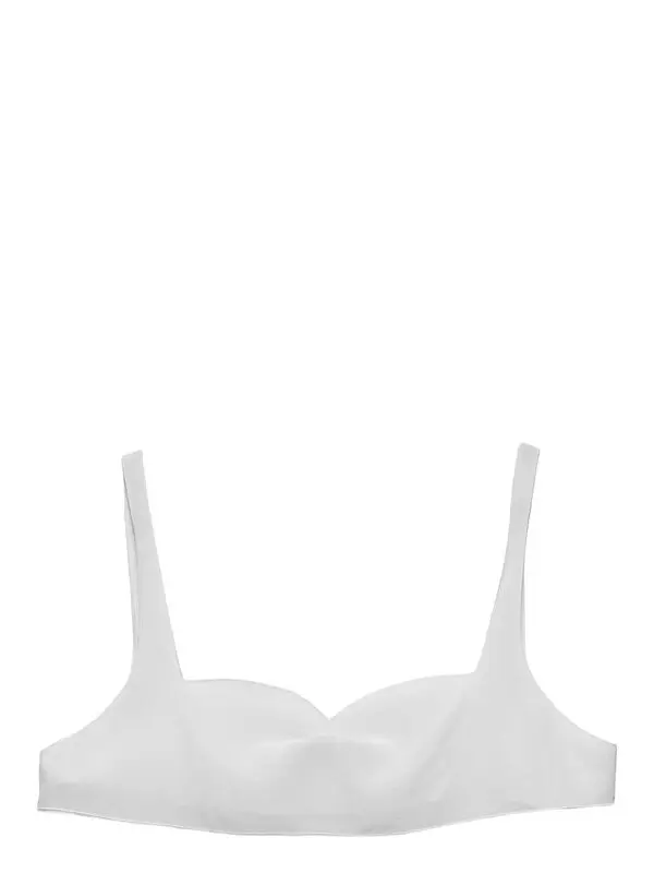 Prada Crepe De Chine Top - White