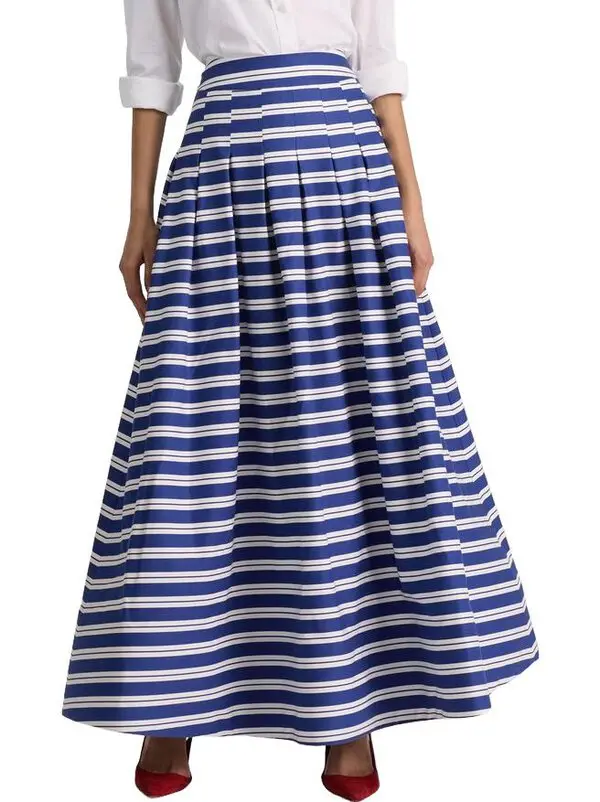 Alice + Olivia Hana Striped Maxi Skirt - Stripe