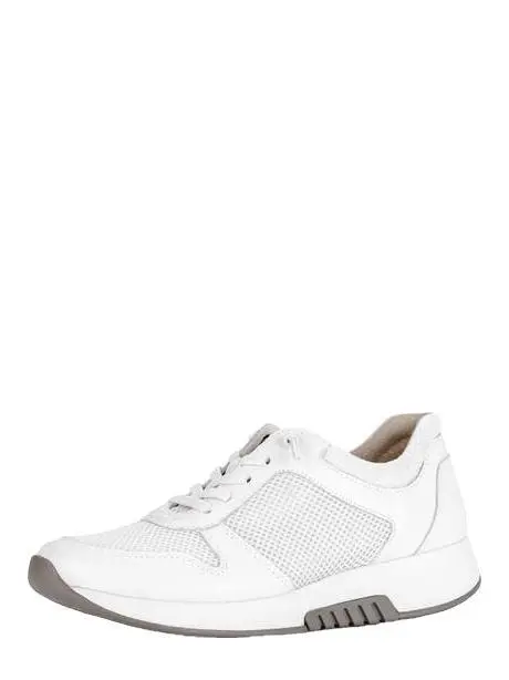 Gabor Mesh Overlay Sneakers - White