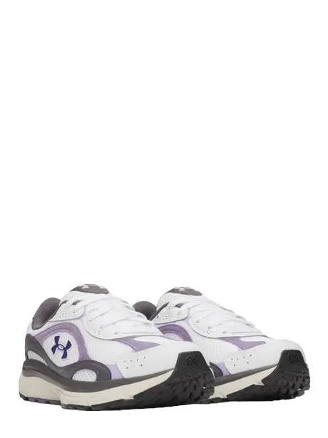 Under Armour Ua Tech Runner Sneaker - White/purple Luxe