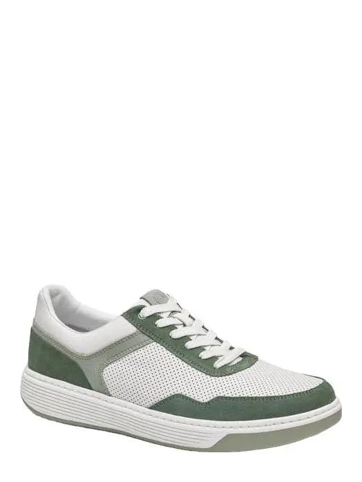Johnston & Murphy Dawson Sneaker - Sage Multi Suede/full Grain