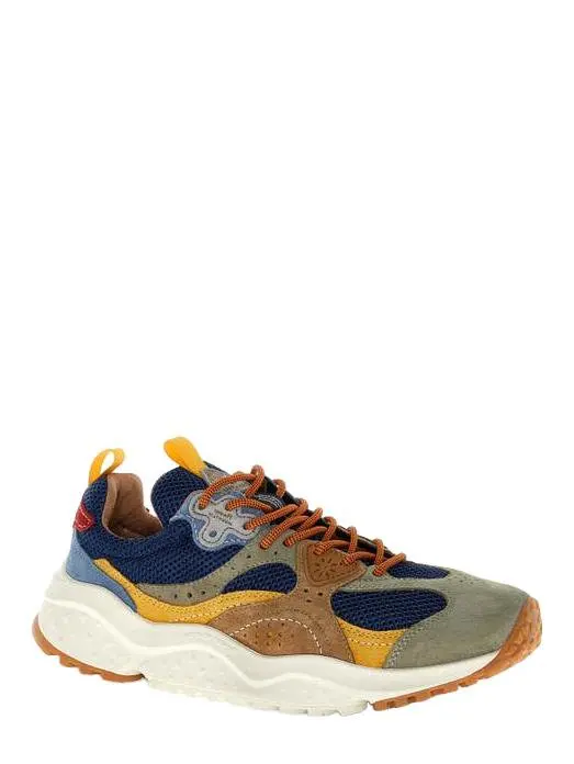 FLOWER MOUNTAIN Wave Sneakers - Beige Navy