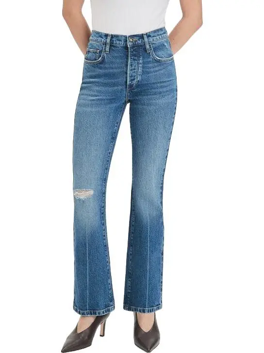 FAVORITE DAUGHTER The Morgan Shortie Bootcut Jeans - Beacon