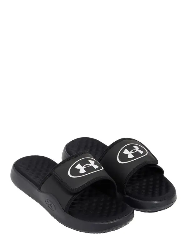 Under Armour Ignite Pro Slide Sandal - Black White