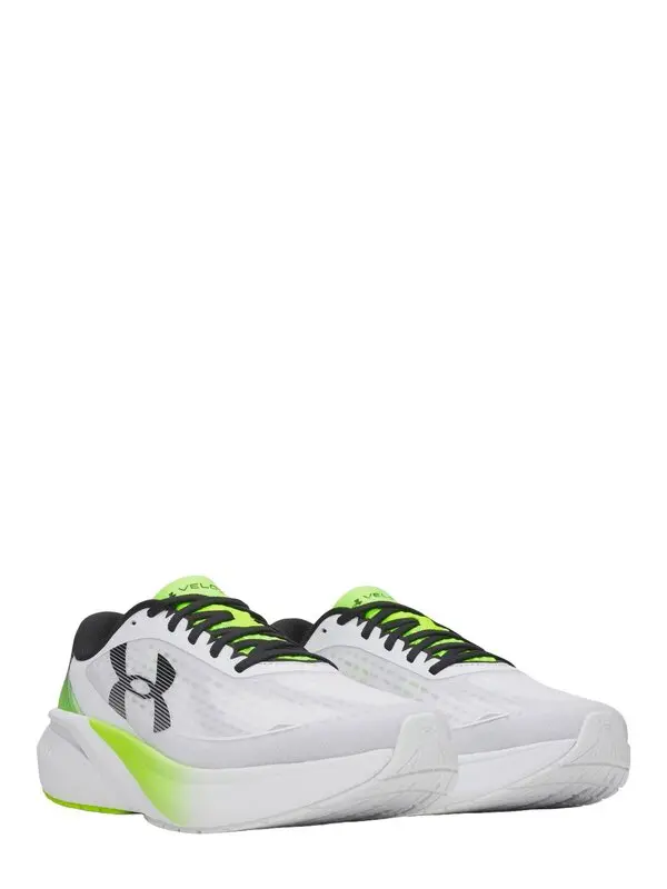 Under Armour Velociti Pace Running Shoe - White/green