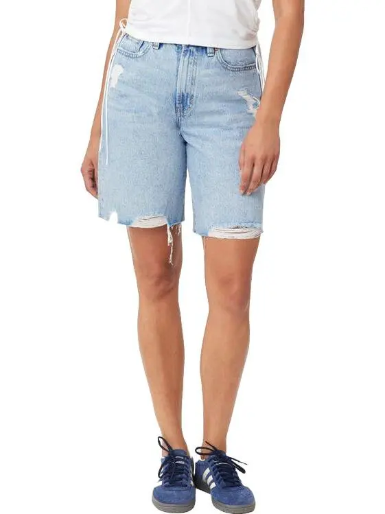 Habitual Joey Long Cutoff Denim Shorts - Aire