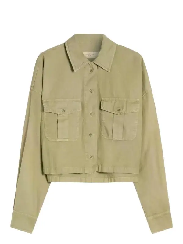 Max Mara Pocket Cotton Shirt - Green