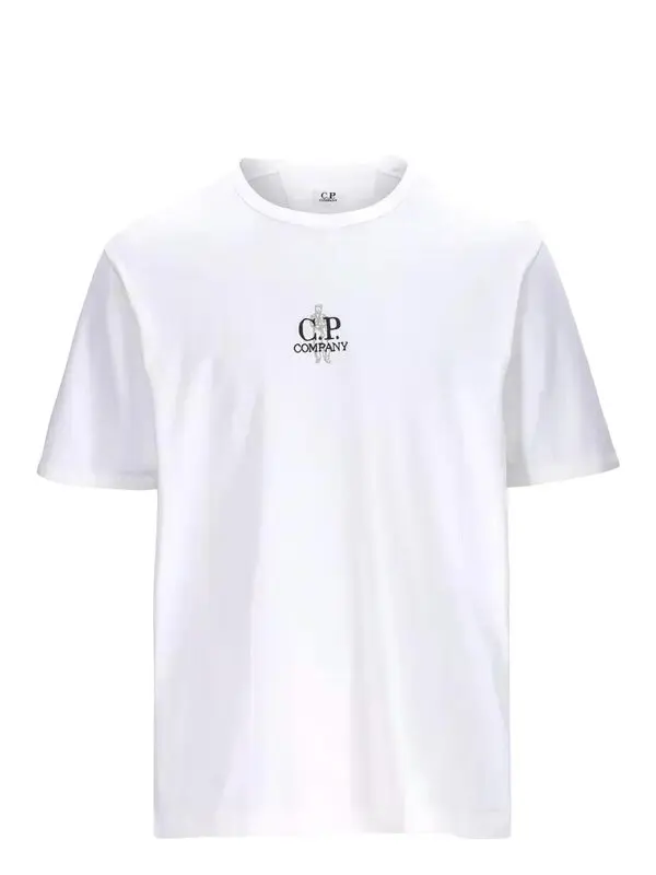 C.P. COMPANY Logo-print T-shirt - White
