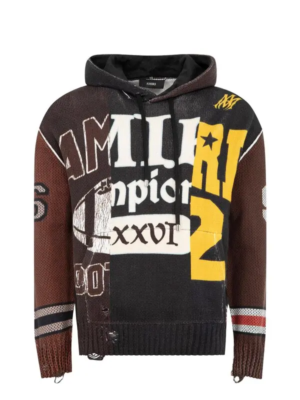 Amiri Spliced Hoodie - Multicolor