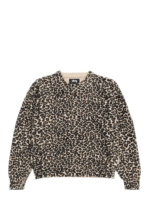 StÜssy Animal Print Sweater - Yellow